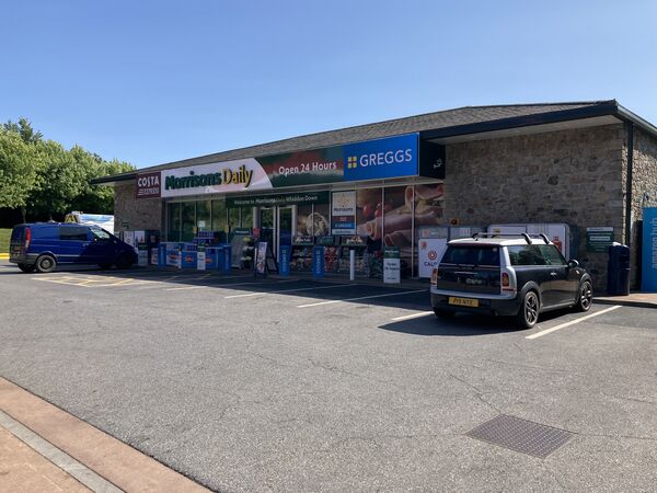 Map of Services with Morrisons Daily - Motorway Services Online: Map ...