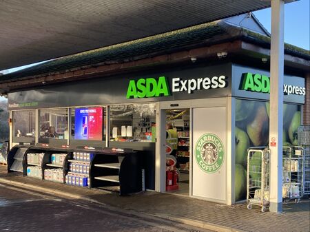 Map of Services with ASDA Express - Motorway Services Online: Map:Asda ...