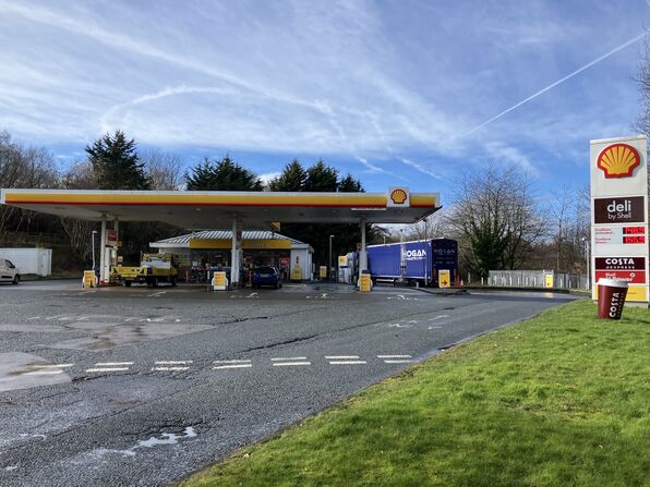 Gateway services map and directions - Motorway Services Online: Map ...