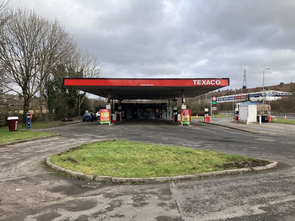 Map of Services with Texaco - Motorway Services Online: Map:Texaco ...
