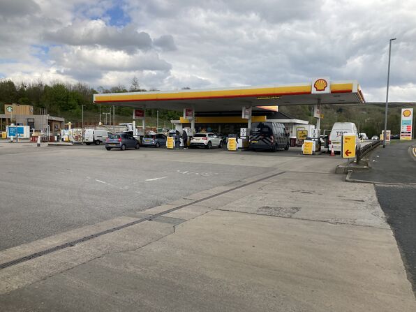 Rising Bridge services map and directions - Motorway Services, Map ...