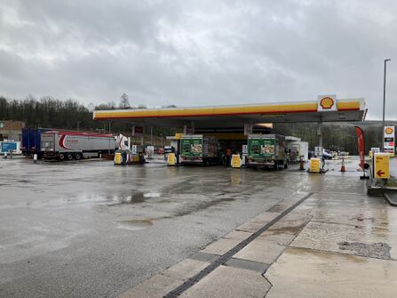 Rising Bridge services map and directions - Motorway Services Online ...