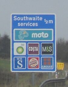 Motorway Signs - Motorway Services, Motorway Signs | service station info