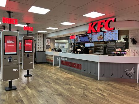 Map of Services with KFC - Motorway Services Online: Map:KFC motorway ...
