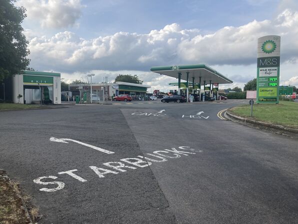 Towcester services map and directions - Motorway Services, Map ...