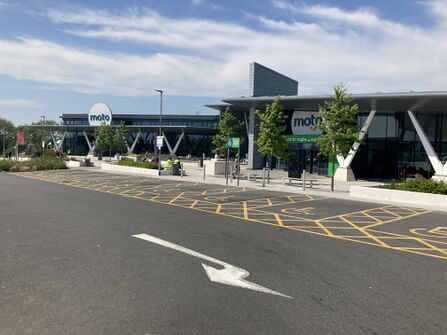 Rugby services map and directions - Motorway Services Online: Map:Rugby ...